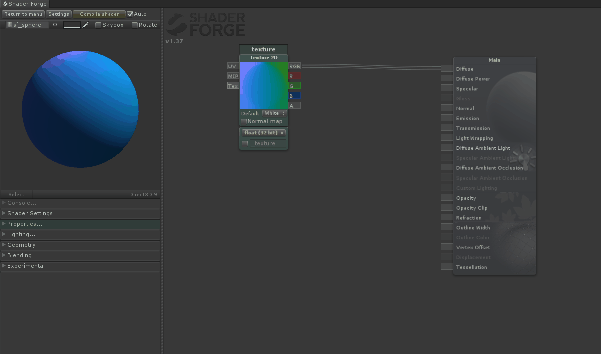 【shaderforge学习笔记】 Specular（高光）通道 Csdn博客 