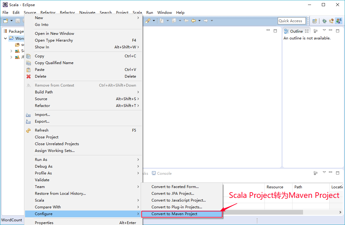 Eclipsemavenscala Projectspark 编译并打包wordcount程序对编写的wordcount进行编译打包 Csdn博客