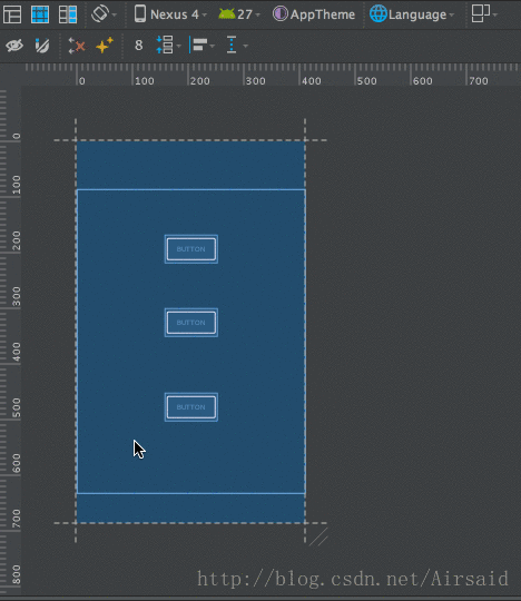 Android 约束布局（constraintlayout）详解 要在constraintlayout中确定view的位置，必须至少添加一个水平和垂直的约束 Csdn博客