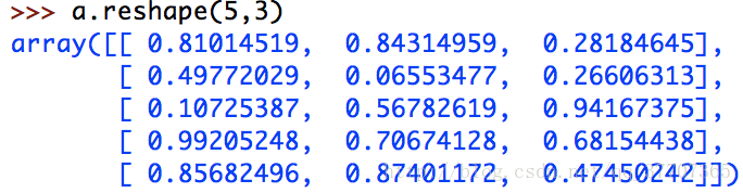 Python 函数 Shape 和reshape Print A Shape Csdn博客