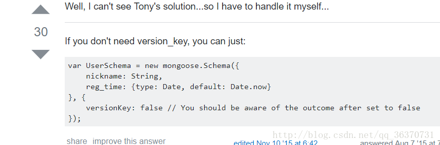 Mongoose操作mongodb数据库发现文档中多了‘v‘字段mongo 更新 自动生成了 T V 字段 Csdn博客 