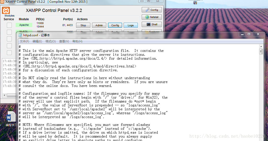 新安装了xampp中，不能正常启动apache和mysql数据库 Xmapp Apache端口连接不上 Csdn博客