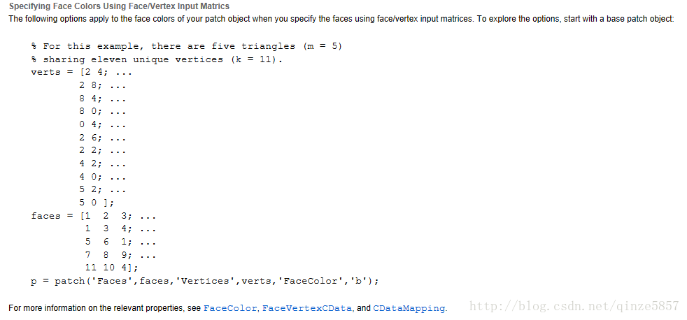 Matlab——patch函数创建补片的方法matlab Patch Facevertexcdata Csdn博客 