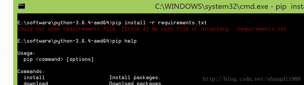 很容易pip Install R Requirementstxt 执行命令时报错的解决办法pip Install R Requirementstxt 报错error Could 6309