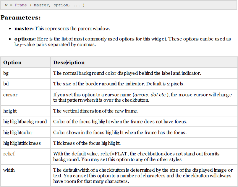 Python的GUI编程（十一）Frame（框架） PanedWindow（面板）_python panewindow frame 区别-CSDN博客