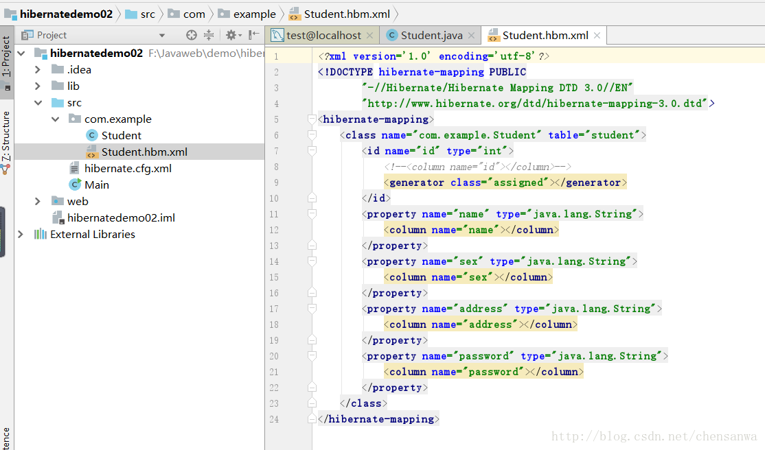 Intellij Idea创建第一个hibernate项目idea创建spring Hibernate项目 Csdn博客 