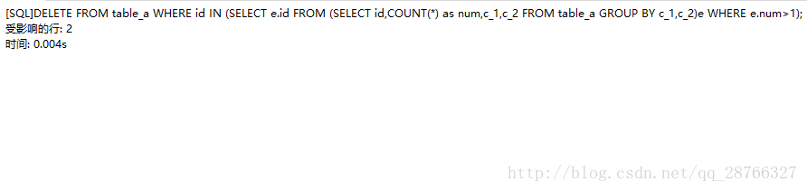 Mysql 删除表中重复的数据（但要保留一条） Mysql 2表按某一个字段去重保留唯一数据 Csdn博客