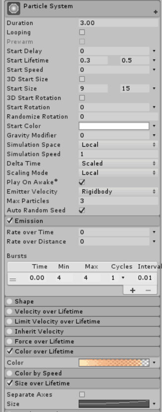 Unity Particle Effect Combat Programmer Sought 
