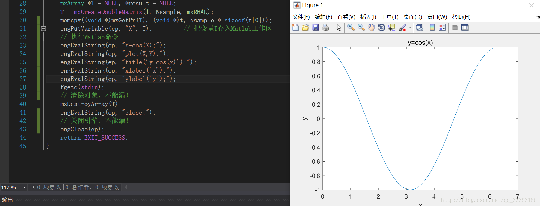 利用vs2015实现c与matlab混合编程：vs2015 Matlab2020 Csdn博客 