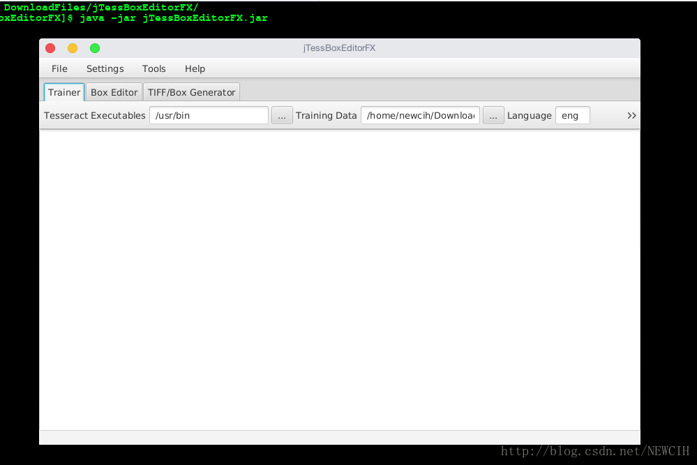 Tesseract字体识别 及 Jtessboxeditor工具进行训练 及 Java Api实现字体识别tesseract Java 可以 