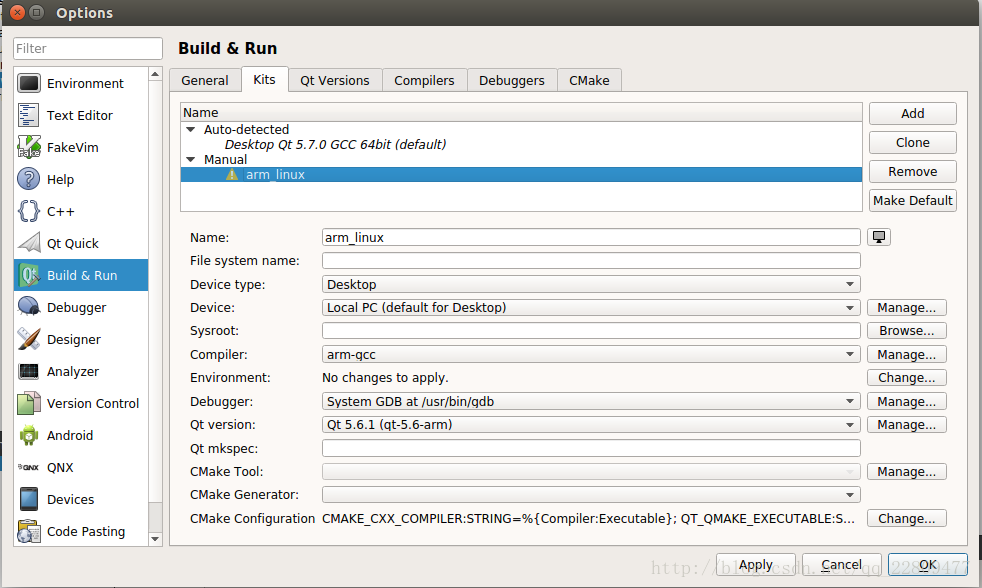 基于ubuntu1404环境下编译qt Everywhere Opensource Src 561配置qt Creater 的arm编译器环境并移植到tiny210v2开发板上 Csdn博客 