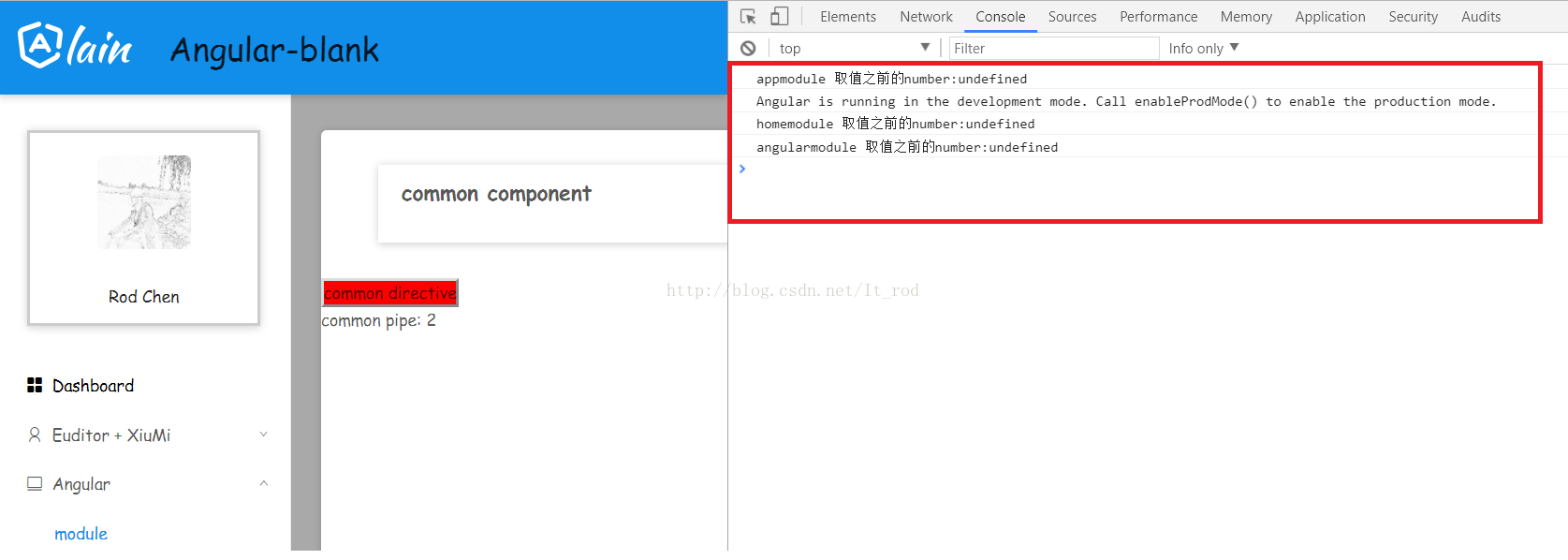 Angular4 共享模块 Angular Commonmodule Csdn博客