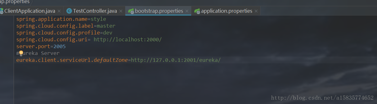 Springcloud配置客户端启动遇到bugspringcloudconfig 客户端断点加载到了服务端配置文件但是启动没用到 Csdn博客 