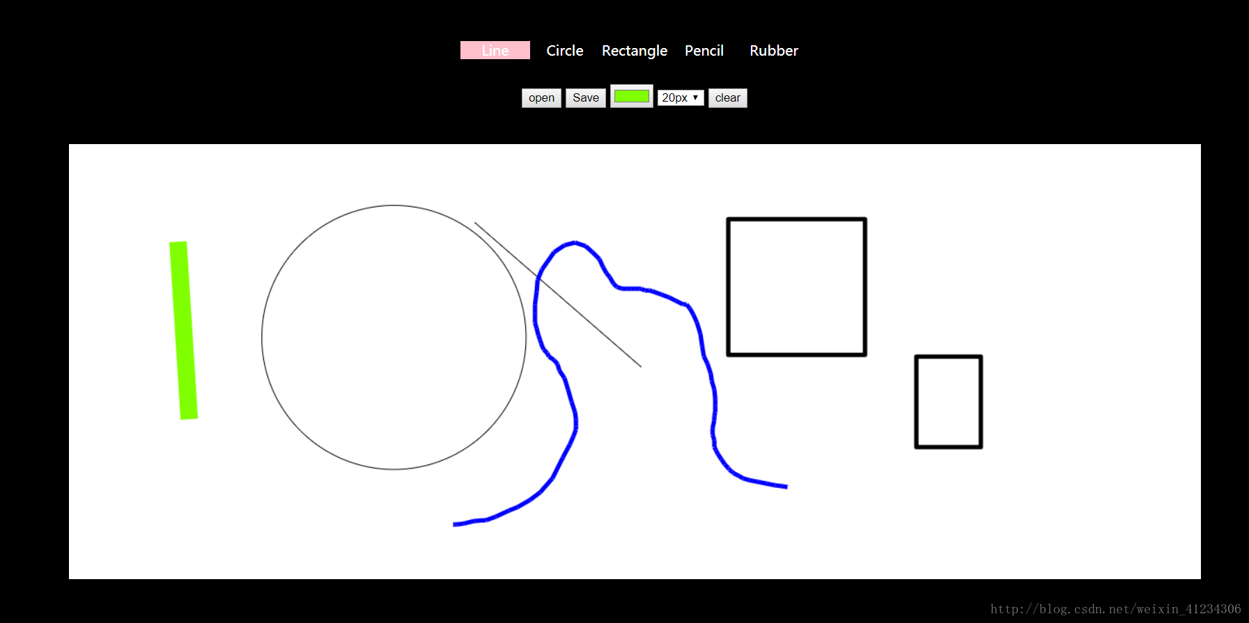Html5 （canvas） Cssjs 实现画图工具js画线工具 Csdn博客 6175