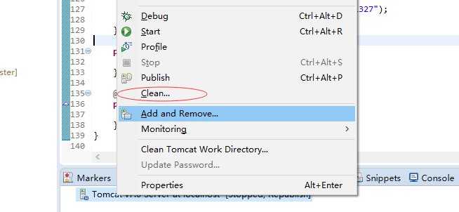 Eclipse Deployment Web Project Can Not Publish The Project To The Local Tomcat Problem