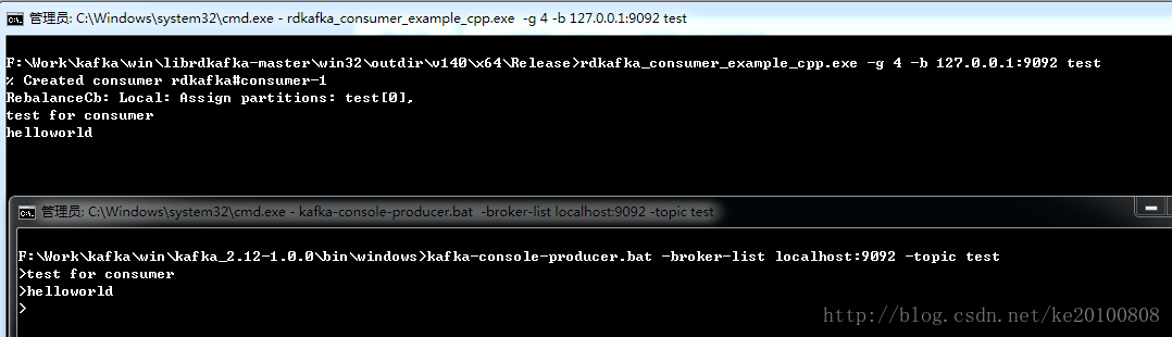 Win7下使用vs2015编译librdkafka Kafkac 封装库 Csdn博客
