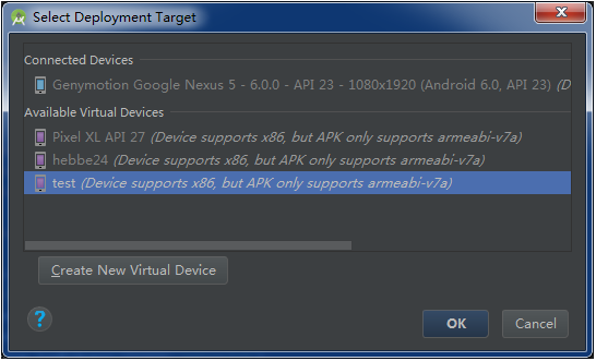 Android-ABIFilter-Device supports x86,but APK only supports armeabi-v7a,armeabi,x86_64_bifilters ...