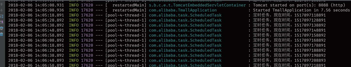 定时任务调度：unexpected Error Occurred In Scheduled Task 程序员大本营 5571