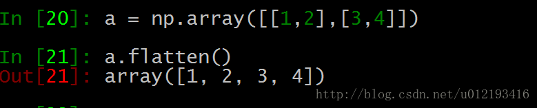 转变为一维向量的flatten（）操作flatten操作 Csdn博客 