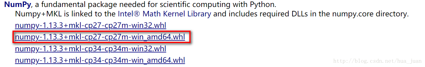Python中numpy包的安装及使用下载numpy包 Csdn博客 