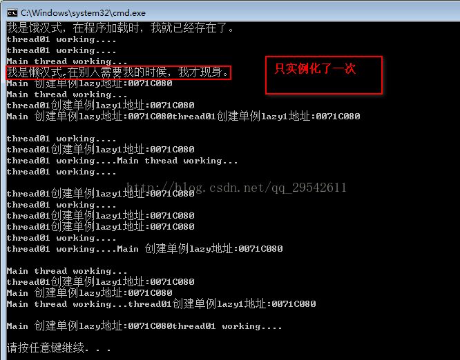 C单例模式：单例模式遇到多线程c单例 多线程 Csdn博客 