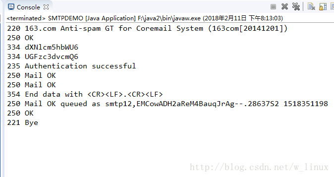 Java实现smtp邮件发送java使用telnet连接smtp服务器发送邮件发送者授权码的密码 Csdn博客 