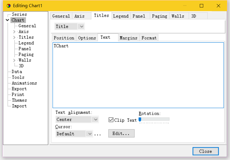 Teechart For Vclfmx V2017使用教程：第二章 图表显示参数teechart 底部标题 Csdn博客