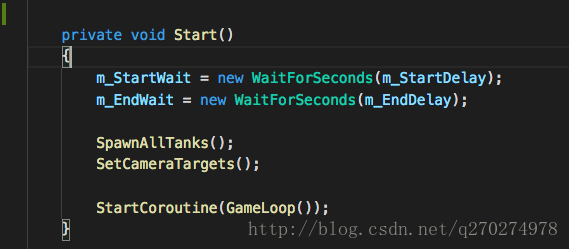 Unity初识之startcoroutine 只爱艾薇儿的博客 Csdn博客