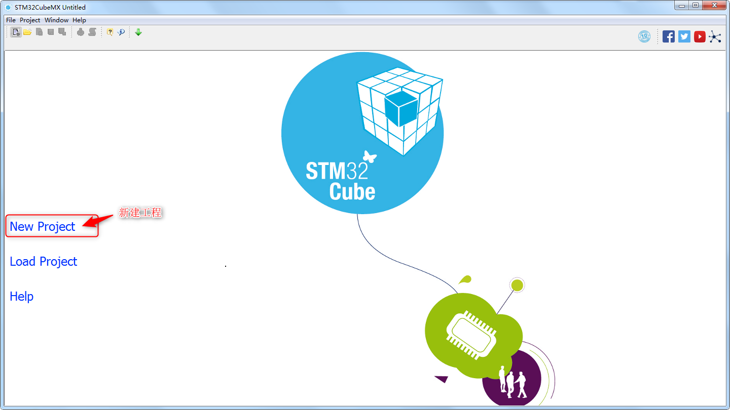 Stm32cubemx代码生成和点亮ledstm32中while1 Csdn博客 