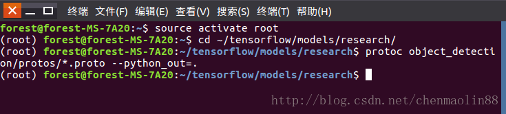 Ubuntu 16 04下安装tensorflow Object Detection Api 对象检测api Ubuntu