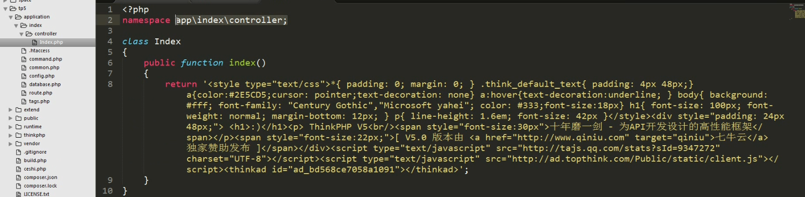 Thinkphp学习笔记——公共空间及命名空间在tp5里的用法tp5 Namespace的用法 Csdn博客 