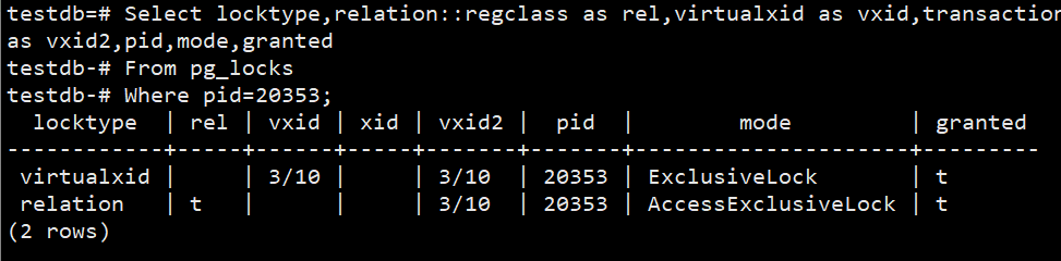 Postgresql 之 锁的查看postgresql 查看锁 Csdn博客