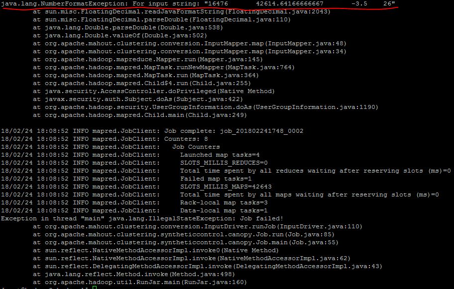 运行hadoop中出现的数据格式问题（for Input String 异常后面一串数字）window上hadoop格式化出现for Input String Csdn博客eoi 2209