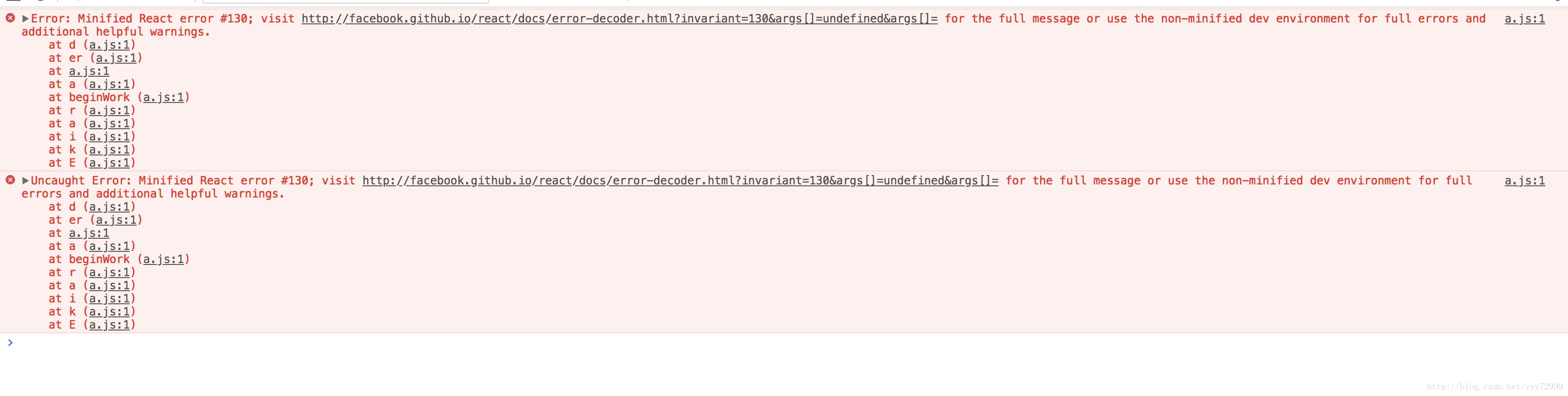 [react Error Minified React Error 130] Minified React Error 130 Csdn博客