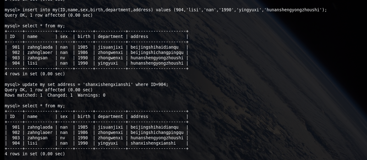 Mysql（增、删、改、查） Mysql修改 Csdn博客