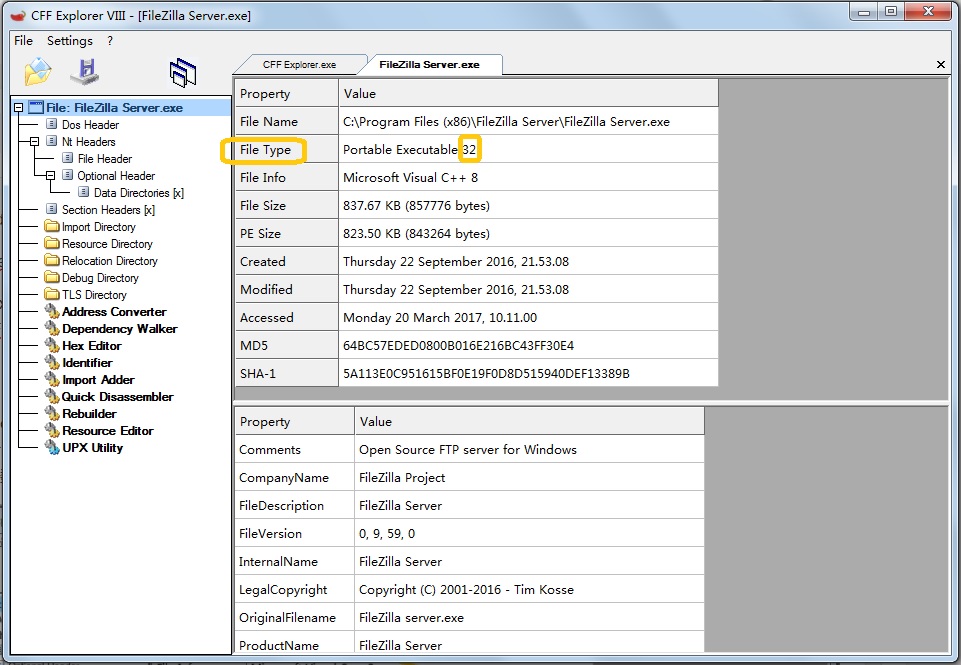 How to determine whether a file is 32 bit or 64 bit_ocxcff-CSDN博客