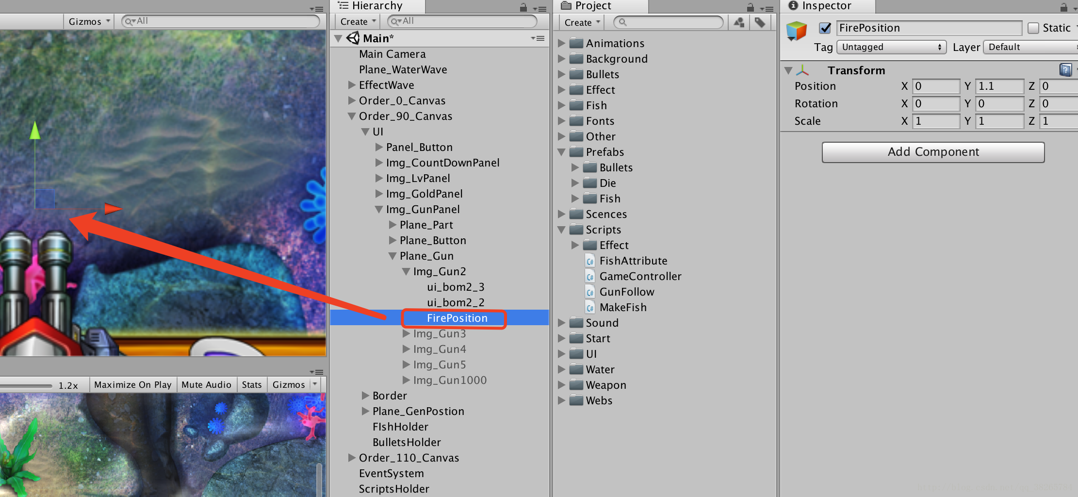 Unity 3d捕鱼达人小游戏开发 —— 炮台子弹发射捕鱼达人3d脚本 Csdn博客 