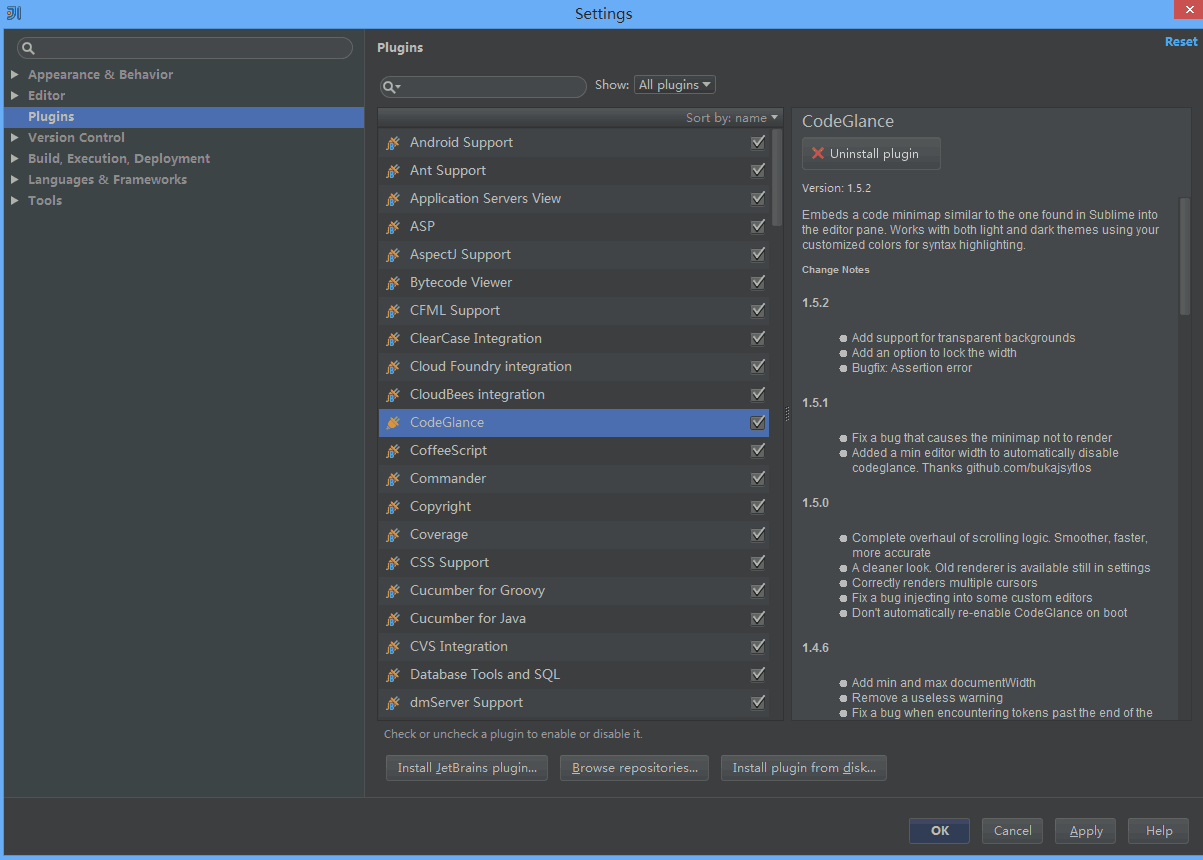 Intellij Idea 代码编辑区迷你缩放图插件 Codeglancecodeglance下载 Csdn博客 