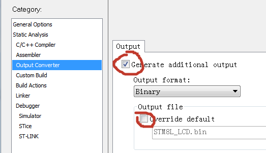 IAR generate Bin, hex, map and other documents - Programmer Sought