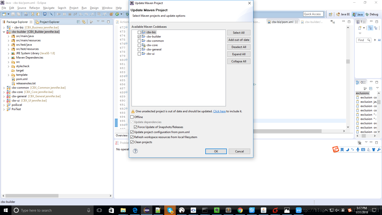 Eclipse导入maven项目有红叉及pom Xml出错的问题的解决 Eclipse忽略pom报错 Csdn博客