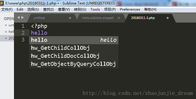 Sublime Text 如何自己手动添加代码片段代码块）sublime Text 代码片段 Csdn博客 0086