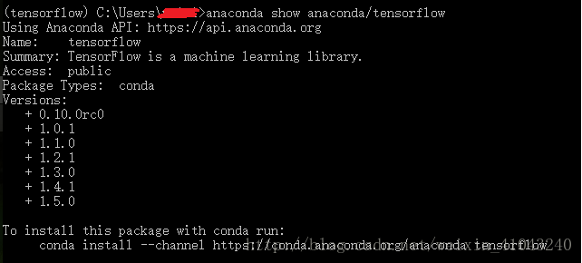 利用anaconda搭建tensorflow环境并在jupyter Notebook使用 寻梦梦飞扬的博客 Csdn博客