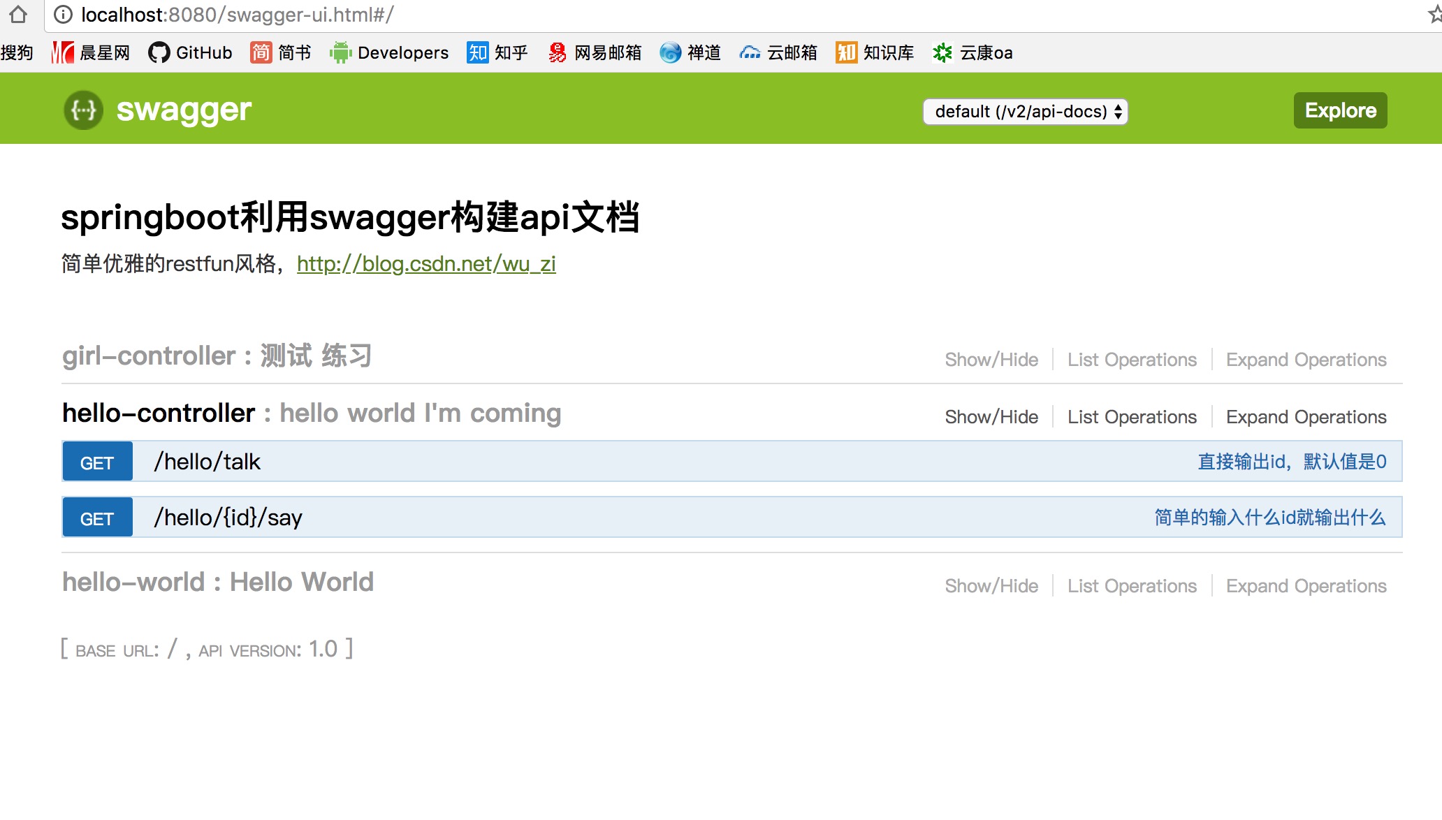 Springboot笔记一（配置swagger文档）import Springfoxdocumentationbuilders Csdn博客