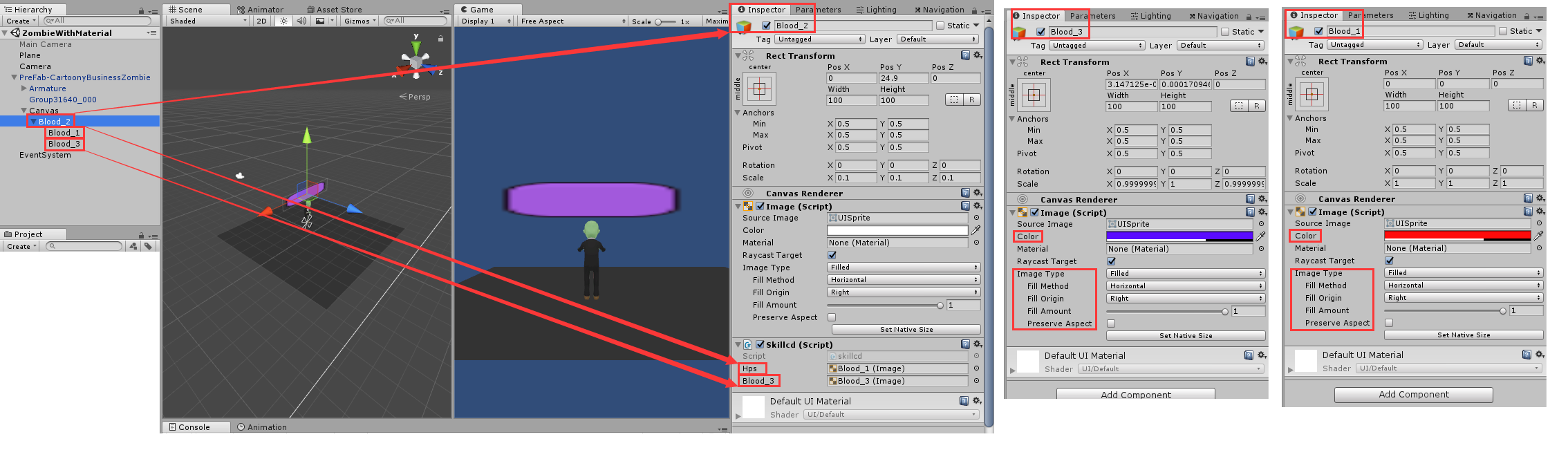 Unity 特效 Ugui Hud围绕角色头顶的血条特效逐渐减血逐渐加血unity Hud优化 Csdn博客 