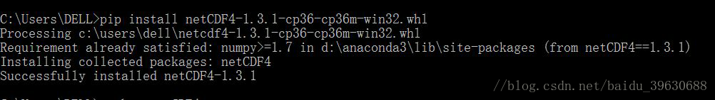 Windows系统下python安装netcdf4 Csdn博客 