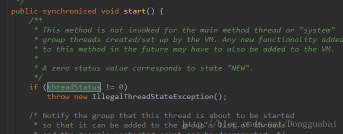 Java线程start方法和run方法的比较java Thread中run方法和start方法的区别 Csdn博客 