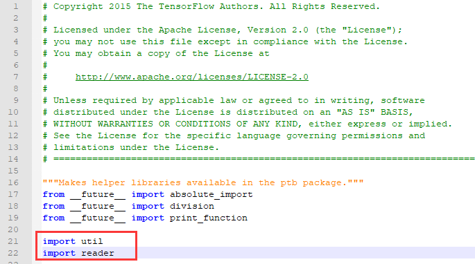 Tensorflow 安装models 模块 读取ptb数据集的遇到的问题tensorflow Import Readerpy Csdn博客