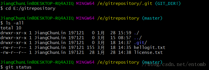 Git Bash出现 Fatal This Operation Must Be Run In A Work Tree Csdn博客 
