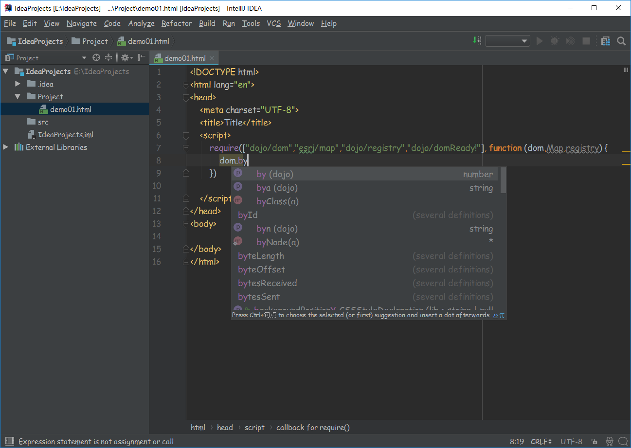 Arcgis Api For Javascript在idea增加dojo框架的代码提示功能idea添加arcgis代码提示 Csdn博客