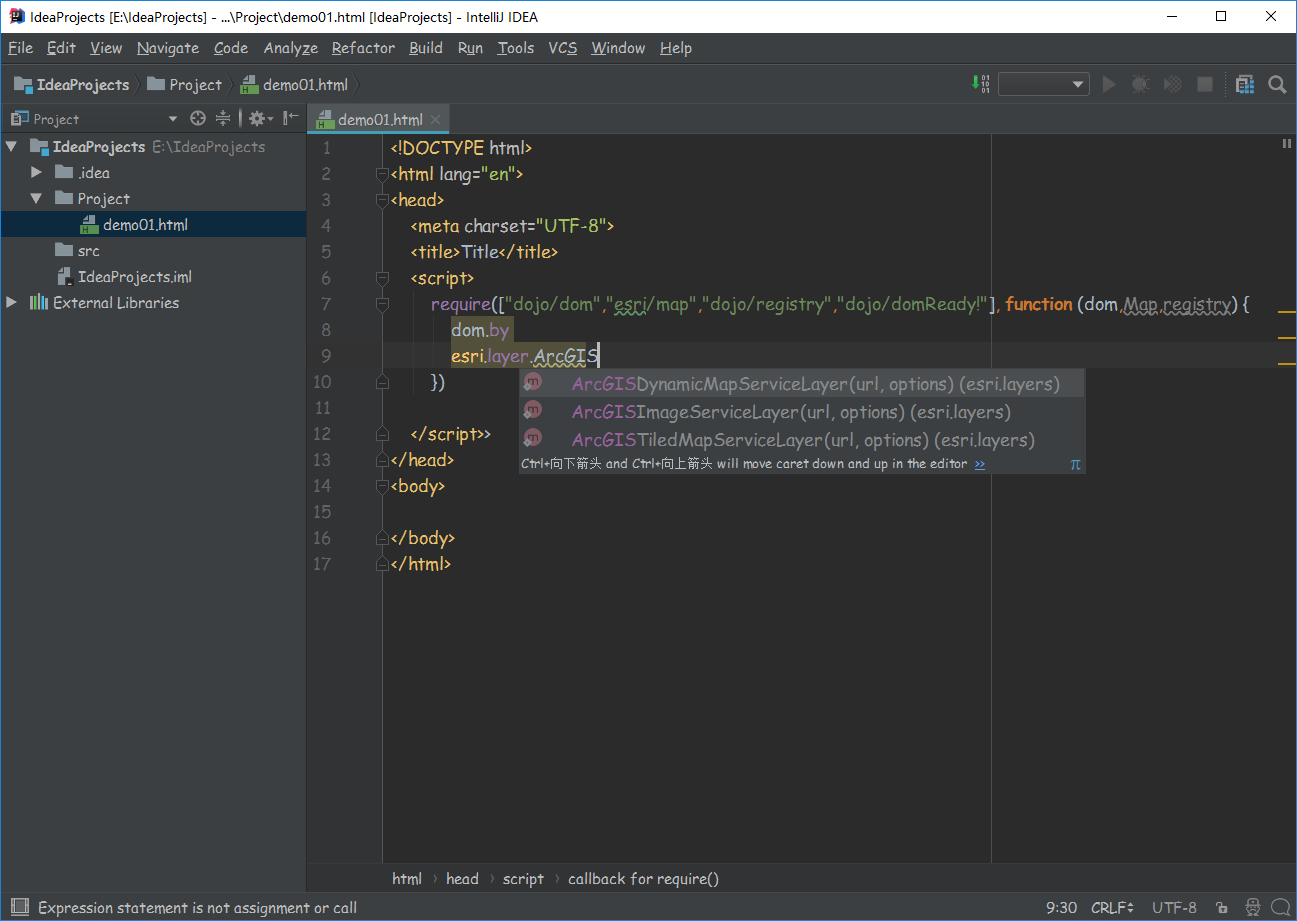 Arcgis Api For Javascript在idea增加dojo框架的代码提示功能idea添加arcgis提示 Csdn博客 